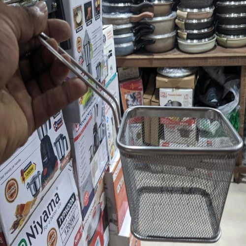 Square Shaped Stainless Steel Greeling & Cooking Strainer For Kitchen ...