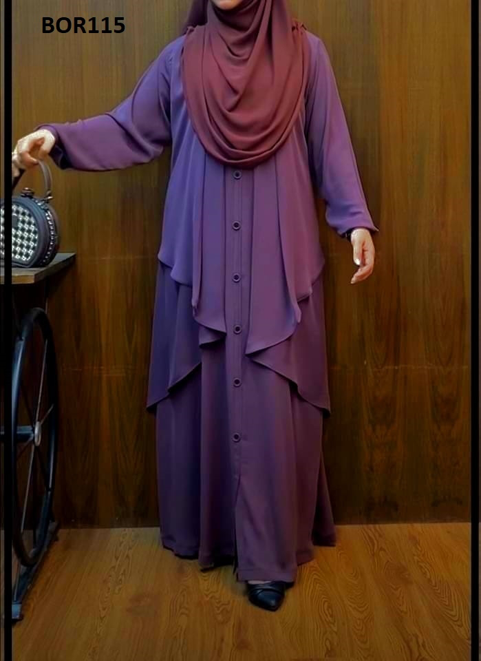 Stylish Butterfly Borkha with Hijab Ladies