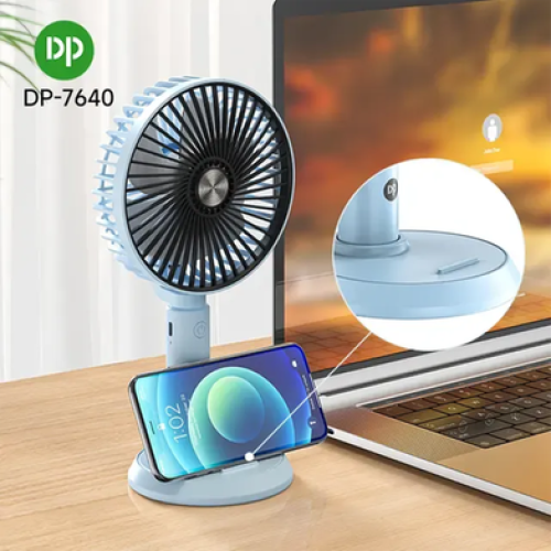 DP-7640 Desktop Portable Rechargeable Fan price in Bangladesh