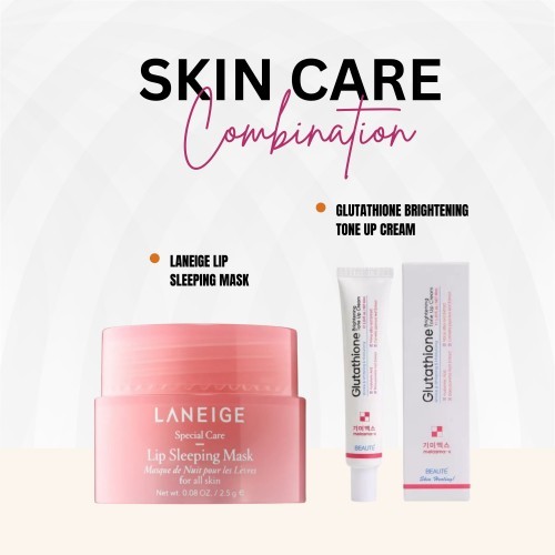 Face and Lip Combo (Glutathione brightening tone up cream,2 IN 1 ...